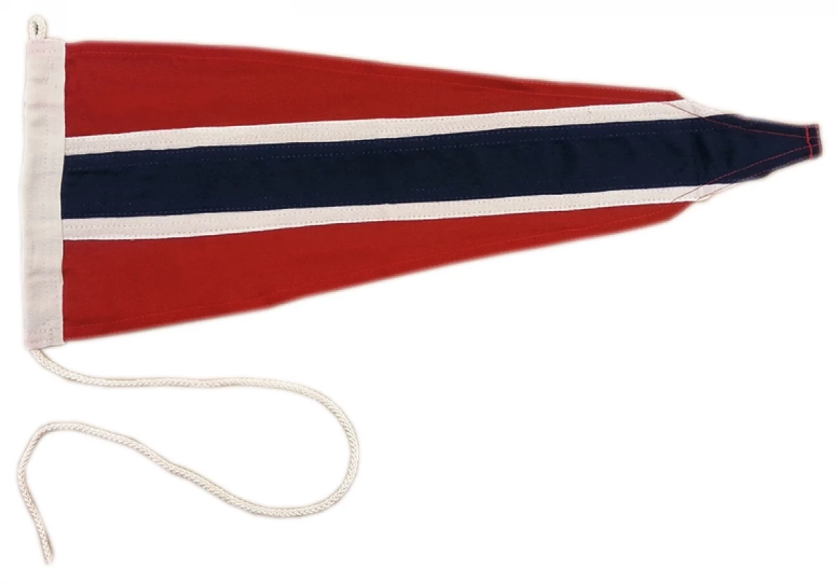 Flaggvimpel Norge 50x20 Cm