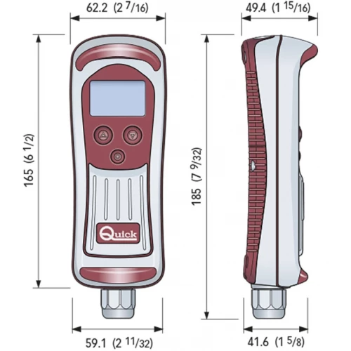 Quick Chc 1103 Kjettingteller/fjernkontroll